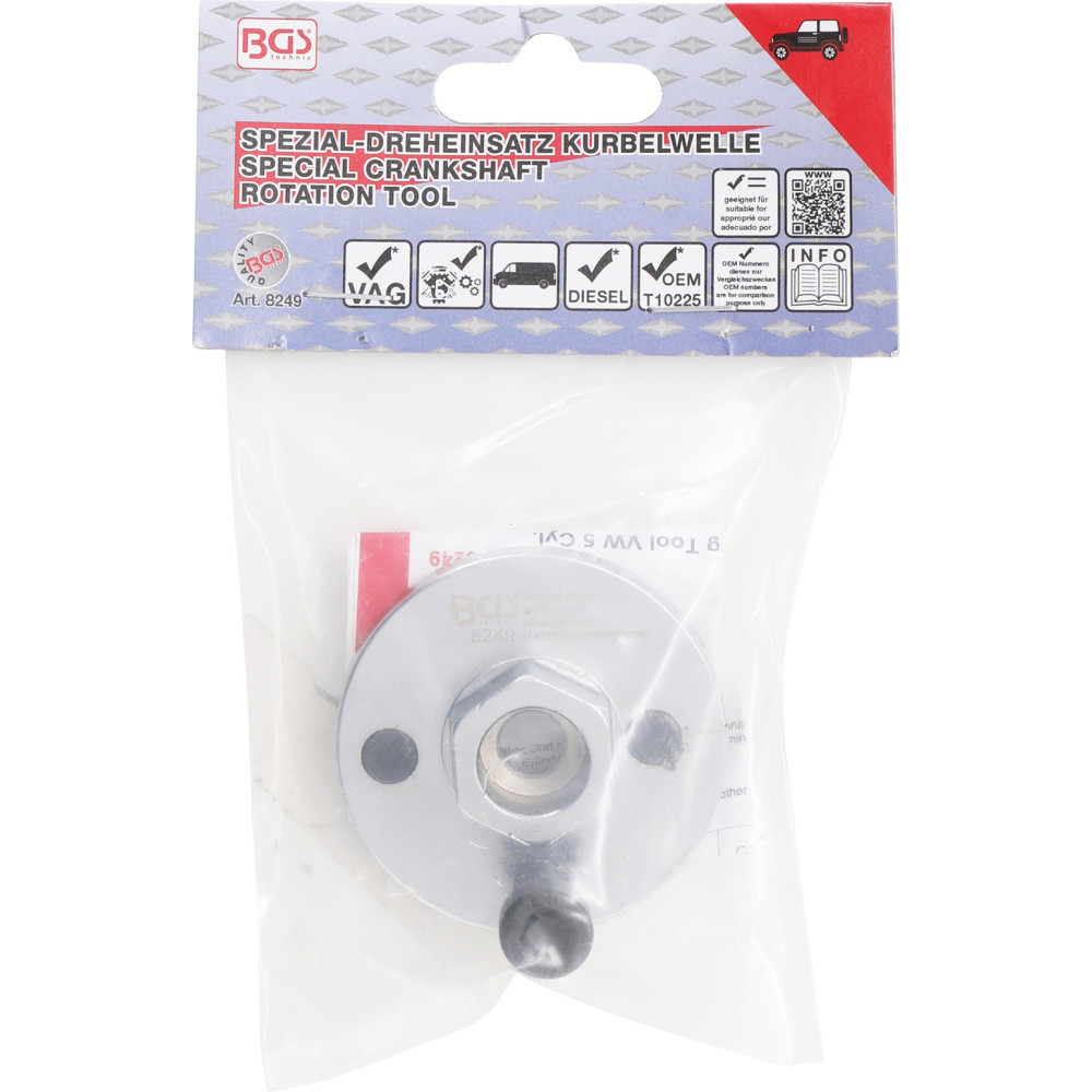 Douille spéciale de rotation du vilebrequin - moteurs 5 cylindres VAG ...